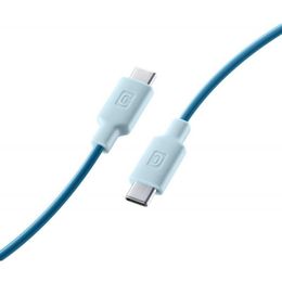 Lade- und Datenkabel blau 100cm usb Type-C auf Type-C USBDATAC2CSMARTB - cellularline