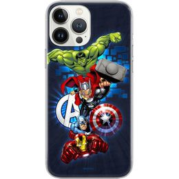 Handyhülle Avengers 001 Marvel Full Print Marineblau kompatibel mit Google Pixel 7 Pro