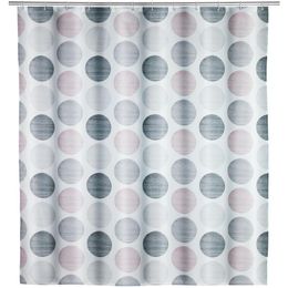 Mehrfarbige Duschvorhang Pastell Dots 180 x 200 cm - Mehrfarbig - Wenko