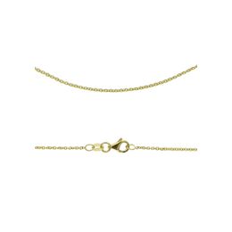 Collierkettchen Firetti "Schmuck Geschenk Gold 333 Halsschmuck Halskette Goldkette Ankerkette" Halsketten Gr. 50, Gelbgold 585, Breite: 1,1 mm, gelb (gelbgoldfarben) Damen Colliers