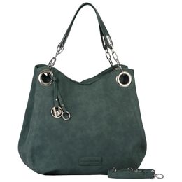 Henkeltasche Bruno Banani Gr. B/H/T: 34 cm x 30 cm x 16 cm, grün Damen Taschen Handtaschen