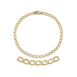 Goldarmband Firetti "Schmuck Geschenk Gold 333 Armkette Panzerketten" Armbänder Gr. 19, Gelbgold 333, gelb (gelbgoldfarben) Damen Gliederarmband Gliederarmbänder