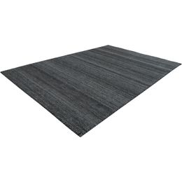 Teppich Calo-deluxe "Roxy 300" Teppiche Gr. B/L: 160 cm x 230 cm, 6 mm, 1 St., bunt (anthrazit, multi) Baumwollteppiche