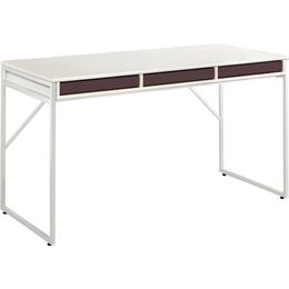 Schreibtisch HAMMEL FURNITURE "Mistral Bürotisch, Arbeitstisch, Tisch, Computertisch" Tische Gr. B/H/T: 137,4 cm x 75 cm x 60 cm, rot (bordeau) Schreibtische