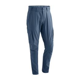 Cargohose Maier Sports "Fenit M" Gr. 52, Normalgrößen, blau (jeansblau) Herren Hosen Sporthosen