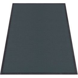 Teppich Paco Home "Tatami 475" Teppiche Gr. B/L: 200 cm x 350 cm, 24 mm, 1 St., blau (blau, grau) Esszimmerteppiche