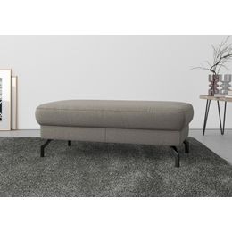 Sit & More Hockerbank SIT&MORE "Cinturo" Hocker Gr. B/H/T: 131 cm x 48 cm x 67 cm, Lu x us-Microfaser Euphoria, braun (schlamm) SitMore