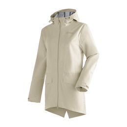 Outdoorjacke Maier Sports "Echaz Coat W" Gr. 34, braun (hellbraun) Damen Jacken Sportjacken