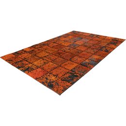 Fellteppich Calo-deluxe "Rankel 205" Teppiche Gr. B/L: 120 cm x 170 cm, 5 mm, 1 St., orange Esszimmerteppiche