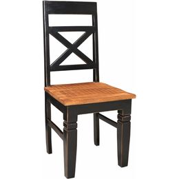 4-Fußstuhl Sit "Corsica" Stühle Gr. B/H/T: 45 cm x 100 cm x 45 cm, 2 St., schwarz 4-Fuß-Stühle