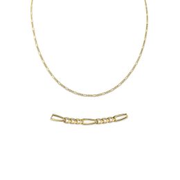 Collierkettchen Firetti "Schmuck Geschenk Gold 333 Halsschmuck Halskette Goldkette Figarokette" Halsketten Gr. 45, Gelbgold 333, Breite: 1,8 mm, gelb (gelbgoldfarben) Damen Colliers