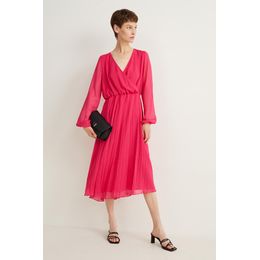 C&A Chiffon-Kleid-plissiert