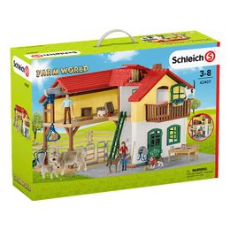 Schleich Bauernhaus mit Stall und Tieren Mehrfarbig