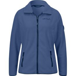 CR&Eacute;ATION L Damen Fleecejacke mit Stickerei jeansblau Gr&ouml;&szlig;e 50