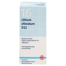 DHU-Arzneimittel Biochemie DHU 16 Lithium chloratum D 12 Tabletten 200 St