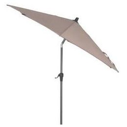 siena GARDEN Sonnenschirm Ø 250 H: 232 cm Anthrazit/Taupe