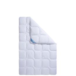 Microfaserbettdecke F.A.N. Schlafkomfort "Kansas" Bettdecken Gr. B/L: 135 cm x 200 cm, warm, weiß Steppbettdecke