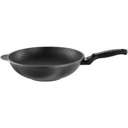 Rösle Wok RÖSLE "CADINI" Pfannen Gr. Ø 32 cm + Höhe 12 cm, schwarz Woks