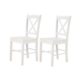 4-Fußstuhl Home Affaire Stühle weiß 4-Fuß-Stühle