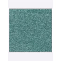 Fußmatte Salonloewe Teppiche Gr. B/L: 85 cm x 85 cm, 7 mm, 1 St., grün (mint) Fußmatten einfarbig