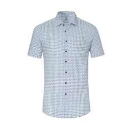 DESOTO Button Up Shirt male Blue size M