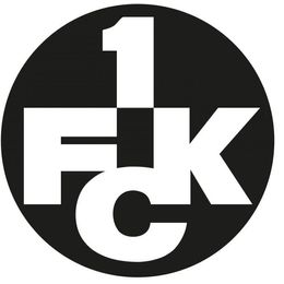 Wandtattoo Wall-Art "1.FC Kaiserslautern Logo" Wandtattoos Gr. B/H/T: 120 cm x 120 cm x 0,1 cm, schwarz Wandtattoos Wandsticker