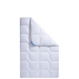 Microfaserbettdecke F.A.N. Schlafkomfort "Kansas" Bettdecken Gr. B/L: 135 cm x 200 cm, e x trawarm, weiß Steppbettdecke