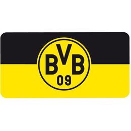 Wandtattoo Wall-Art "Borussia Dortmund Banner" Wandtattoos Gr. B/H/T: 150 cm x 75 cm x 0,1 cm, gelb Wandtattoos Wandsticker