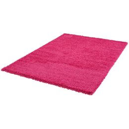 Hochflor-Teppich Sanat "LOCA" Teppiche Gr. B/L: 200 cm x 290 cm, 30 mm, 1 St., pink Esszimmerteppiche