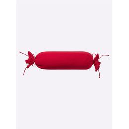 wäschepur Kissenbezüge WÄSCHEPUR Gr. B/L: 80 cm x 80 cm, 2 St., Baumwolle, rot Kissenbezüge uni