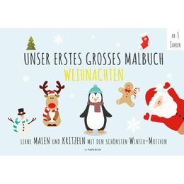 Unser erstes großes Malbuch - Winter - Milla Petersson, PAPERISH Verlag, Kartoniert (TB)
