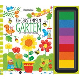 Fingerstempeln - Garten - Fiona Watt, Gebunden