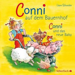 Silberfisch Conni auf dem Bauernhof / Conni und das neue Baby (Meine Freundin Conni - ab 3),1 Audio-CD - Julia Boehme, Liane Schneider (Hörbuch)