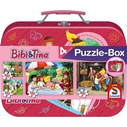 Schmidt Spiele Bibi & Tina, Puzzle-Box (Kinderpuzzle)