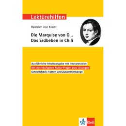 Klett Lektürehilfen Heinrich von Kleist, Die Marquise von O... Das Erdbeben in Chili, Kartoniert (TB)