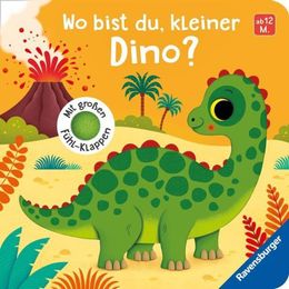 RAVENSBURGER VERLAG Wo bist du, kleiner Dino? - Aurelia Streck, Pappband