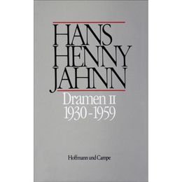 Werke in Einzelbänden. Hamburger Ausgabe / Dramen II - Hans H Jahnn, Leinen