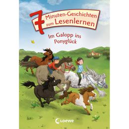 Loewe Leselöwen - Das Original - 7-Minuten-Geschichten zum Lesenlernen - Im Galopp ins Ponyglück, Gebunden