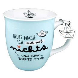 Sheepworld Tasse, maritim mit Spruch "Heute mache ich erstmal nichts