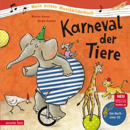 Karneval der Tiere (Mein erstes Musikbilderbuch mit CD und zum Streamen) - Marko Simsa, Gebunden