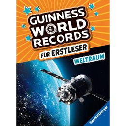 RAVENSBURGER VERLAG Guinness World Records für Erstleser - Weltraum (Rekordebuch zum Lesenlernen), Gebunden