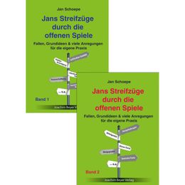 Jans Streifzüge durch die offenen Spiele (2 Bücher), 2 Teile - Jan Schoepe, Gebunden