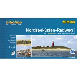 Esterbauer Nordseeküsten-Radweg. 1:75000 / Nordseeküsten-Radweg Teil 1, Kartoniert (TB)