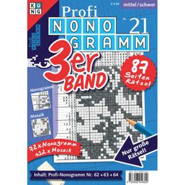 Profi-Nonogramm 3er-Band Nr. 21 - Conceptis Puzzles, Kartoniert (TB)