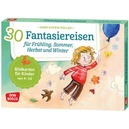 30 Fantasiereisen für Frühling, Sommer, Herbst und Winter. - Anne-Katrin Müller, Box