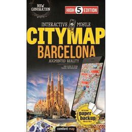 High 5 Edition Interactive Mobile Citymap Barcelona, Karte (im Sinne von Landkarte)