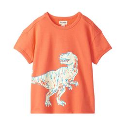 Hatley - T-Shirt DINO GLOW in coral, Gr.98