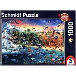 Schmidt Spiele Die Welt der Tiere (Puzzle)