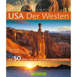 Bruckmann Highlights USA - Der Westen - Margit Brinke, Peter Kränzle, Gebunden