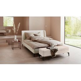 LeGer Home by Lena Gercke Bettbank Mayra, Inkl. Stauraum, frei im Raum stellbar, beige